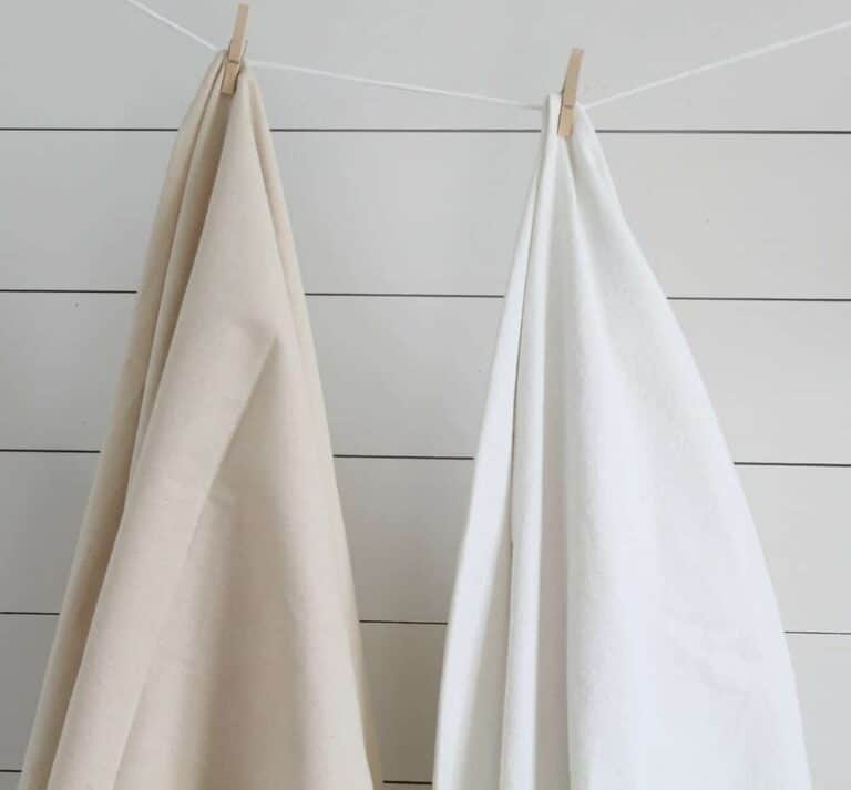 How to Bleach Drop Cloth to Make it Perfectly Soft and White ...