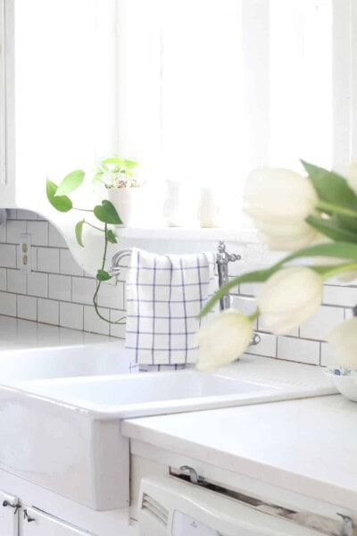 Our Farmhouse in the Spring - Farmhouse on Boone