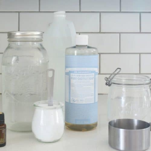 Homemade Nontoxic Bathroom Scrub Cleaner - Farmhouse on Boone