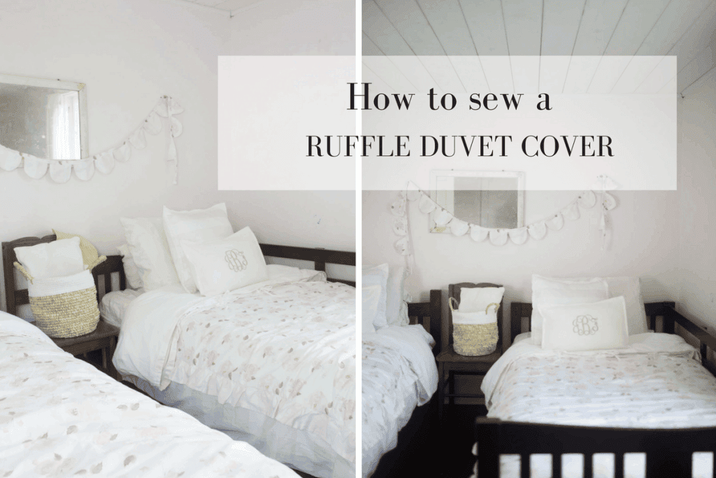 How to Make a Duvet Cover - Farmhouse on Boone
