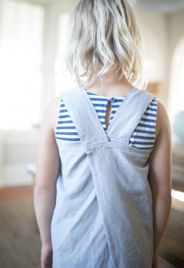 DIY Pinafore Apron for Girls Free Pattern - Farmhouse on Boone