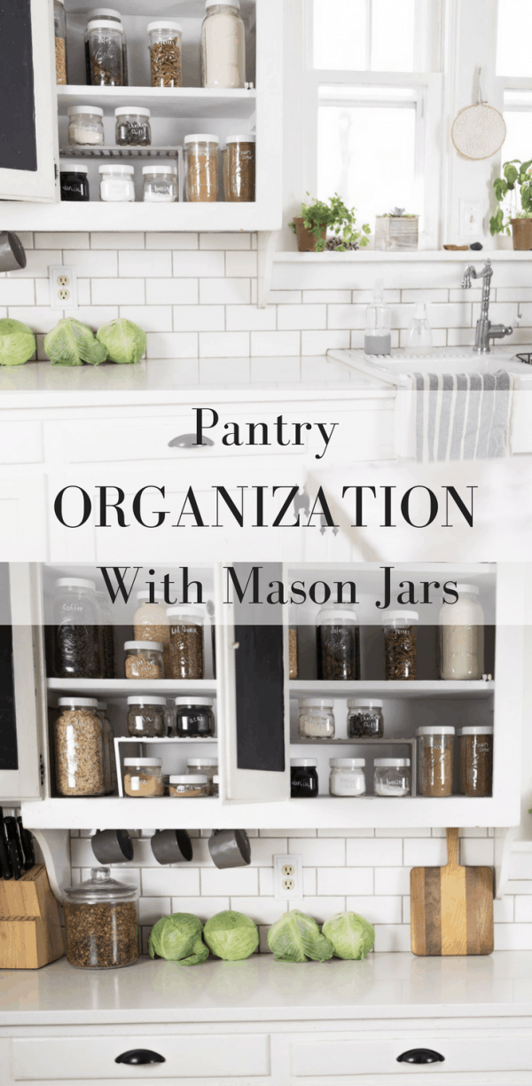 Pantry Organization With Mason Jars Farmhouse On Boone