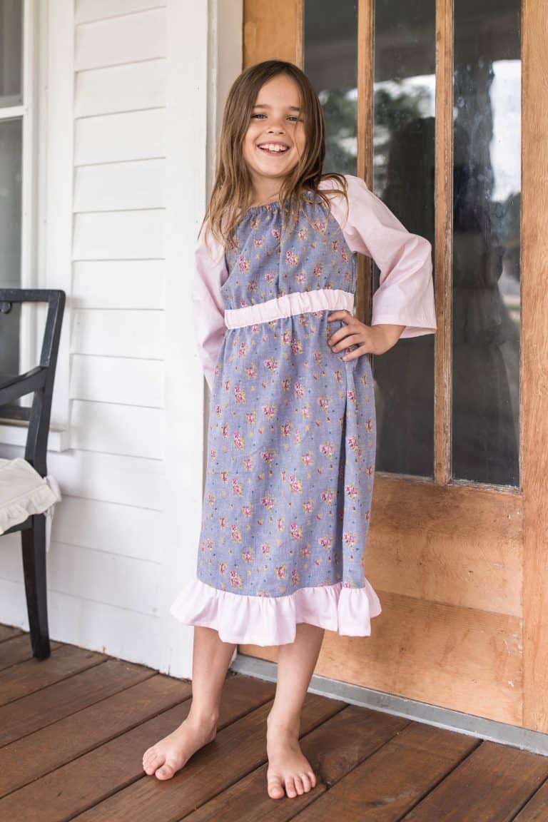 Peasant Dress Pattern For Girls - Farmhouse on Boone