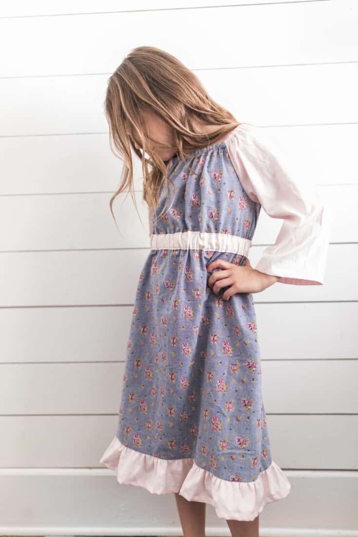 Peasant Dress Pattern For Girls - Farmhouse on Boone