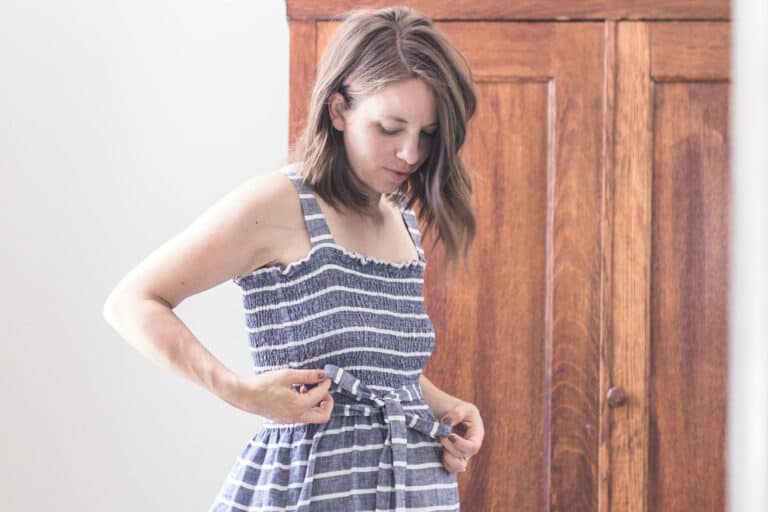 Diy Summer Dress Shirred Dress Tutorial Farmhouse On Boone