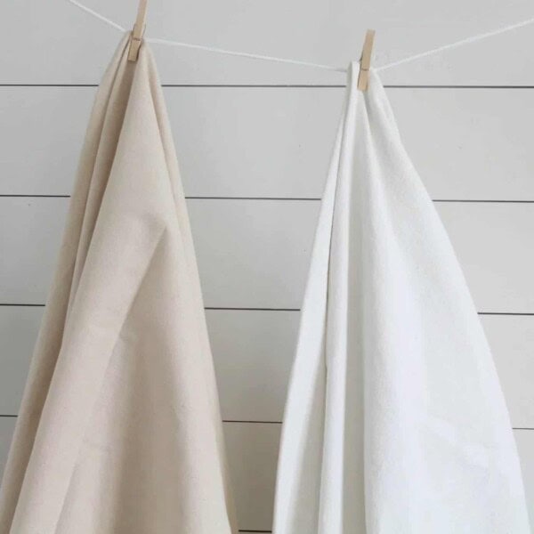 How to Bleach Drop Cloth to Make it Perfectly Soft and White ...