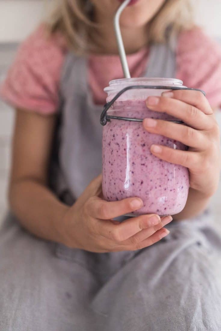 Berry Kefir Smoothie - Farmhouse on Boone