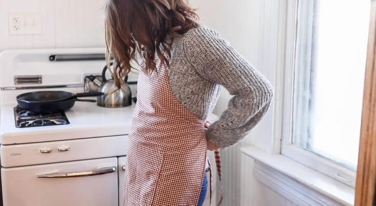 Reversible Apron Pattern - Farmhouse on Boone