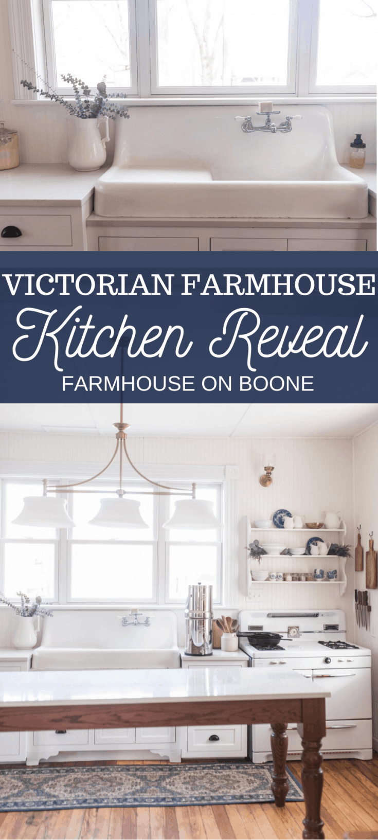 Victorian Farmhouse Kitchen Reveal - Farmhouse on Boone
