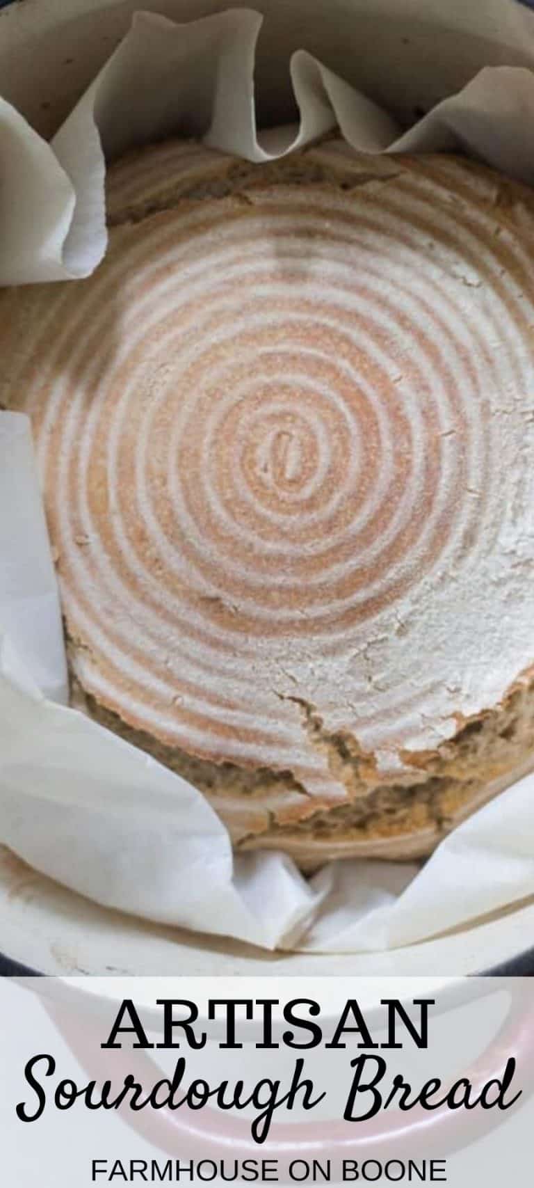 Easy Artisan Sourdough Bread - Farmhouse on Boone