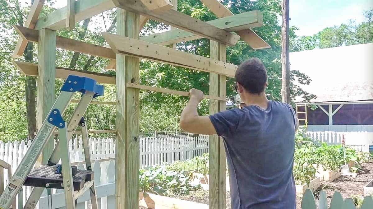 DIY Arbor Plans - Farmhouse on Boone