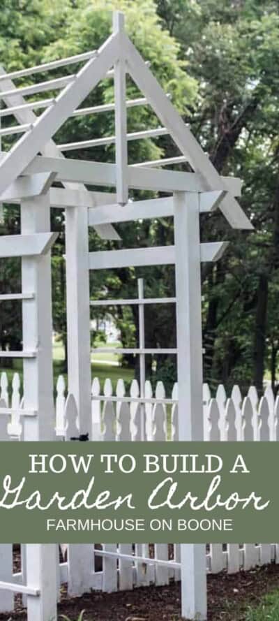 DIY Arbor Plans - Farmhouse on Boone