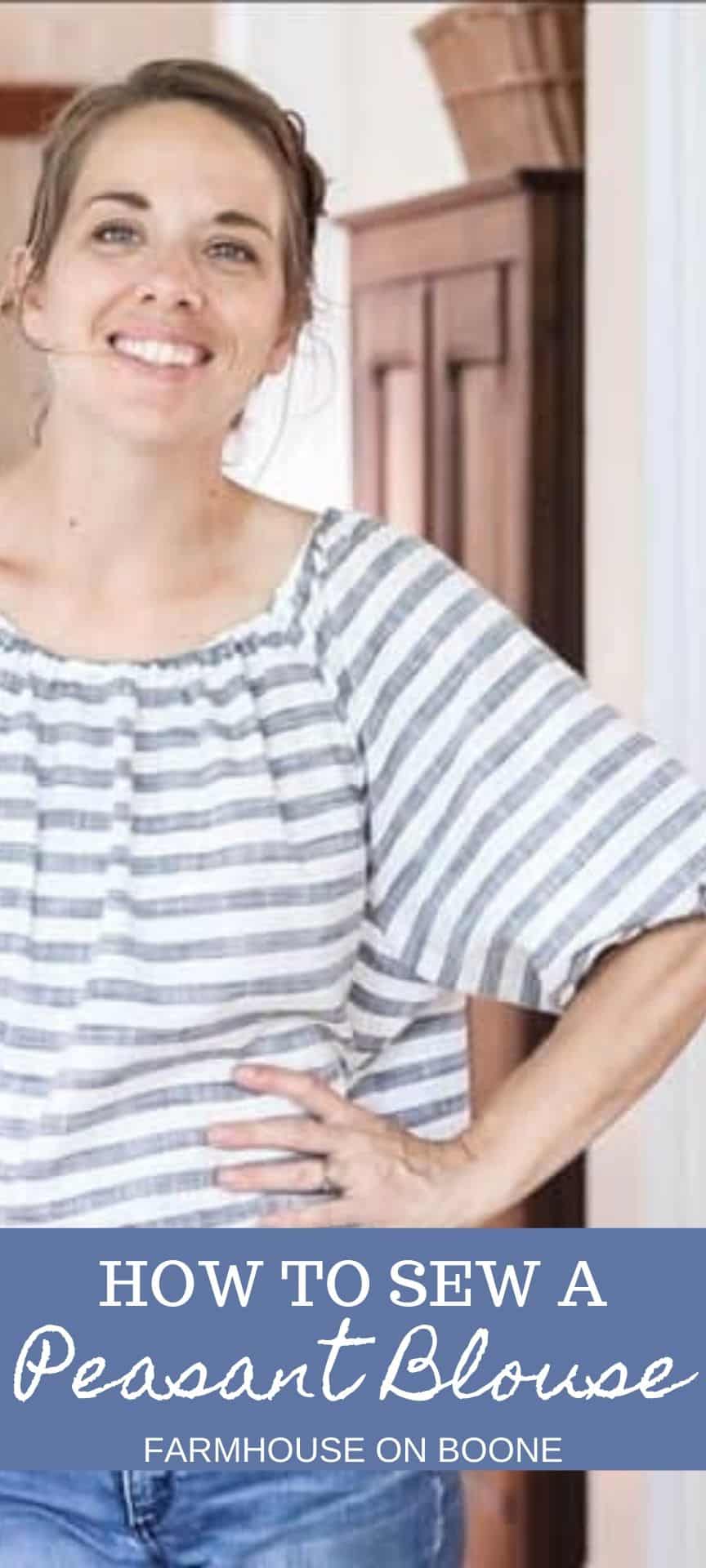 Peasant Blouse Pattern - Farmhouse on Boone