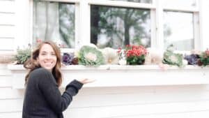 DIY Fall Window Box - Farmhouse on Boone