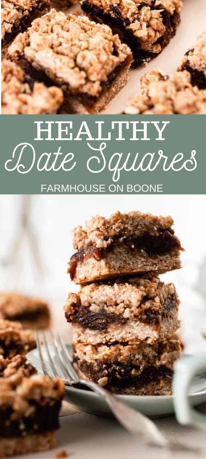 Healthy Date Squares Recipes - Farmhouse on Boone