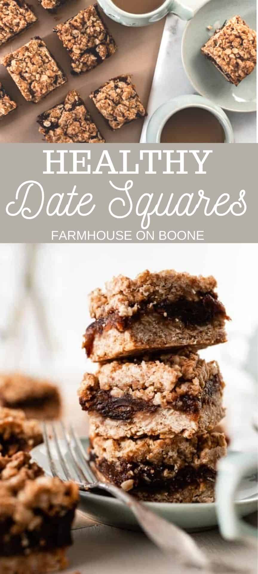 Healthy Date Squares Recipes - Farmhouse on Boone