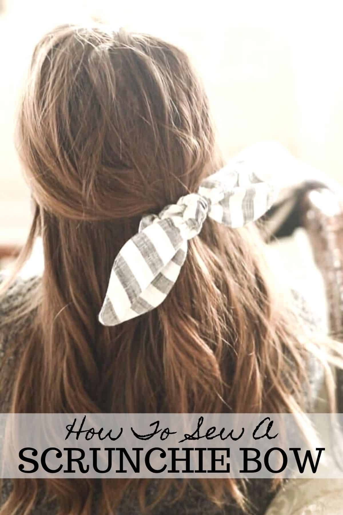 How to Make a Scrunchie Bow - Farmhouse on Boone