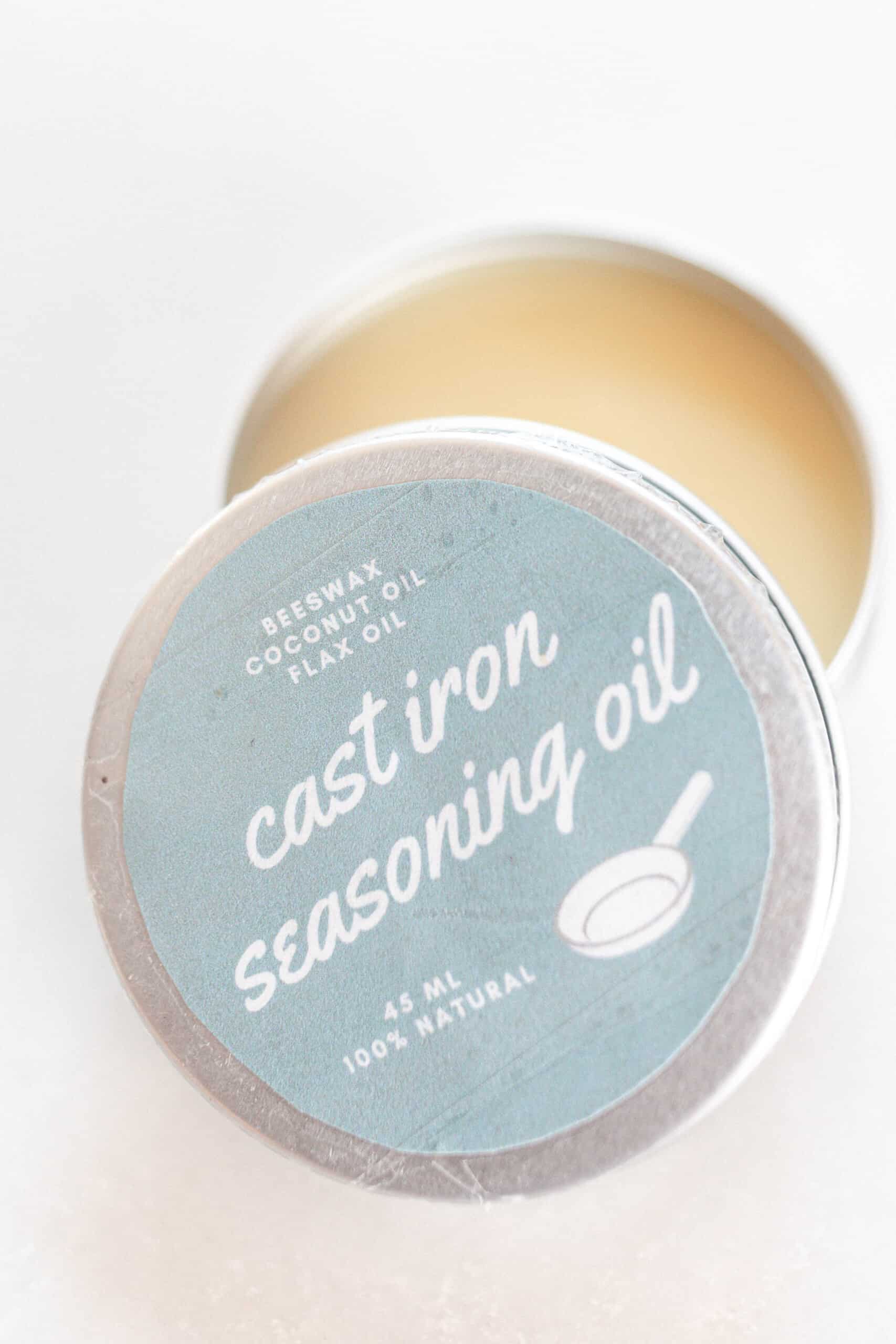 DIY Cast Iron Seasoning Oil - Farmhouse on Boone