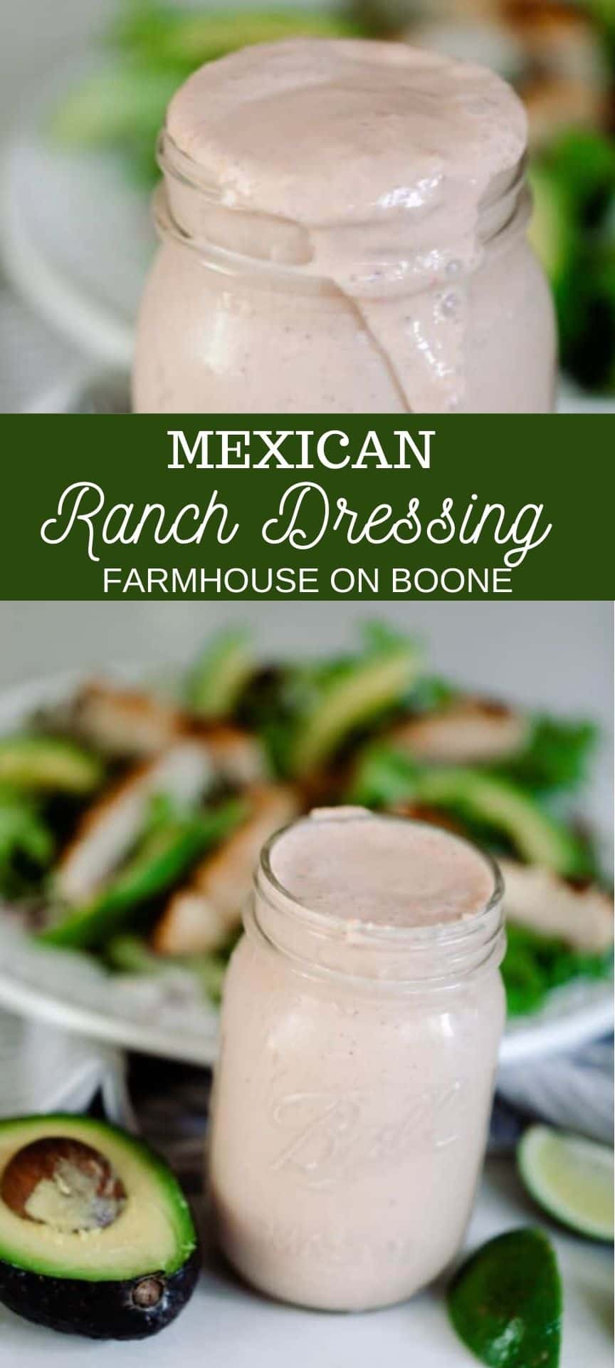 Easy Mexican Ranch Dressing Recipe - Farmhouse on Boone
