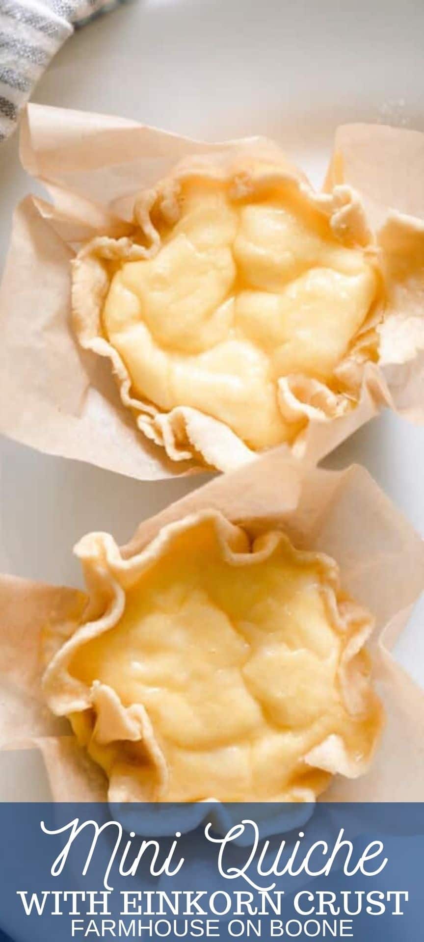 Mini Quiche With Einkorn Crust - Farmhouse on Boone