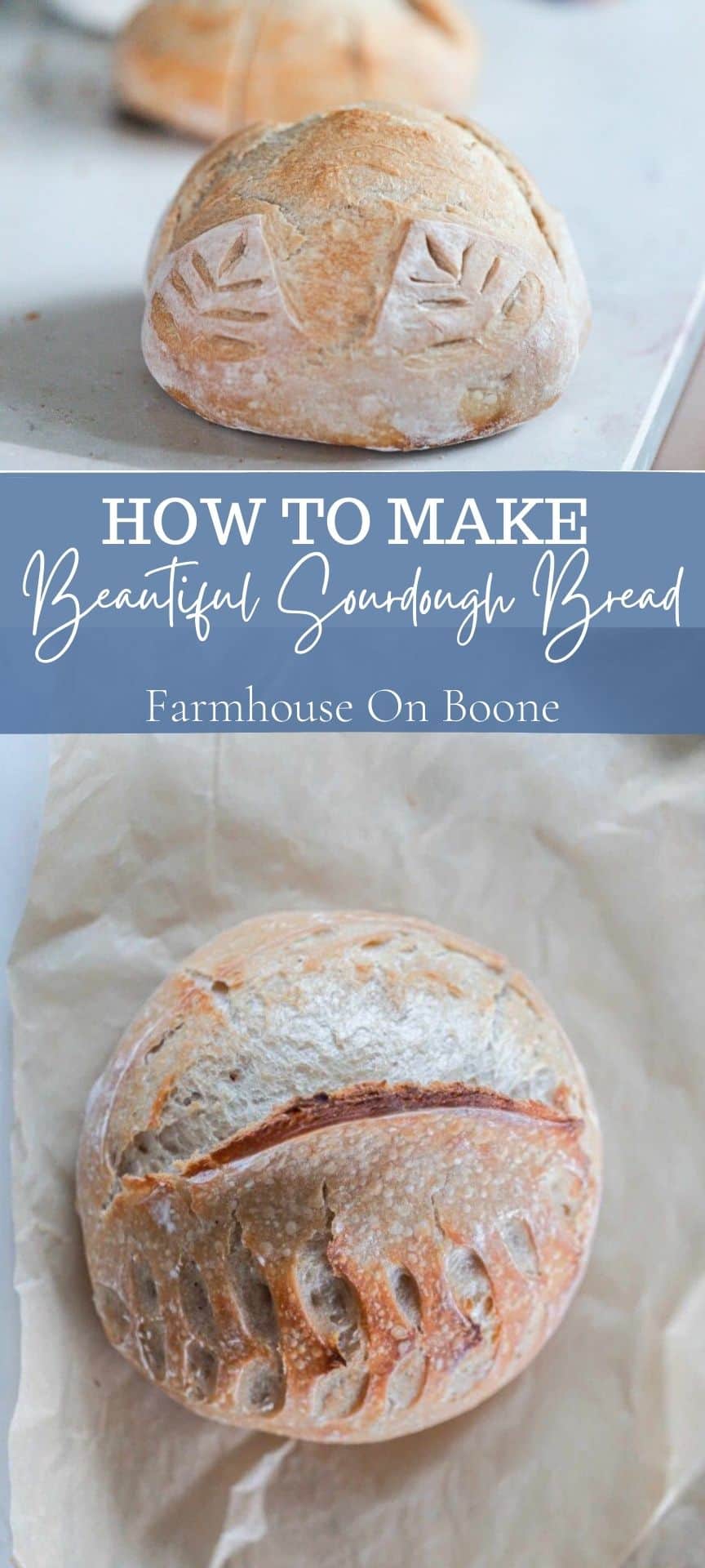 Sourdough Scoring - How To Make Beautiful Sourdough Bread - Farmhouse ...