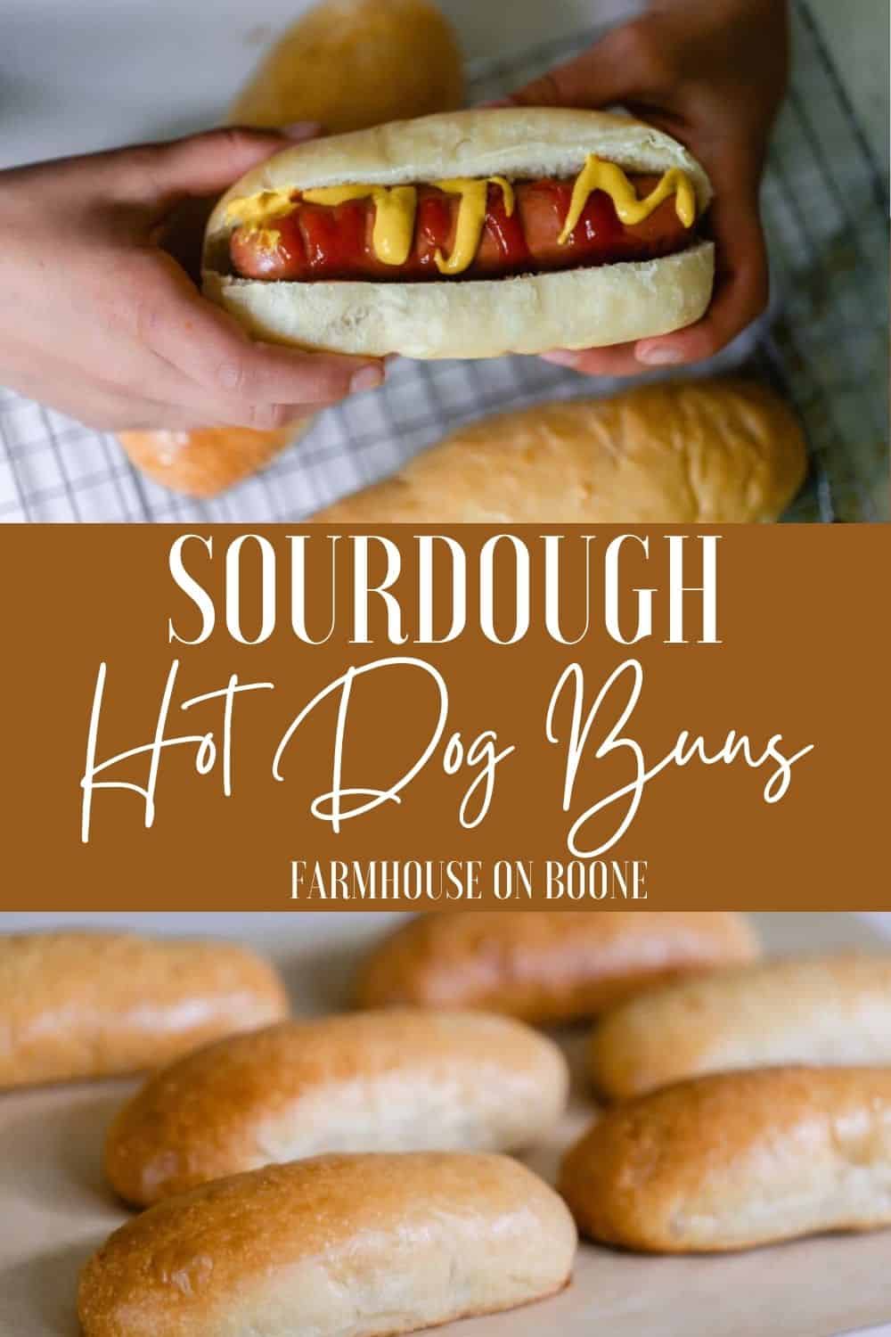 Sourdough Hot Dog Buns - Farmhouse on Boone