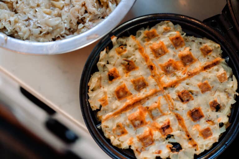 Easy Potato Waffles - Two Ways - Farmhouse on Boone