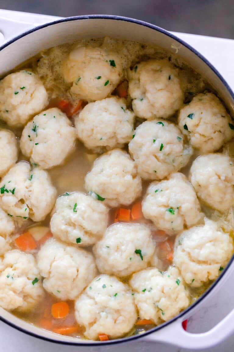 Easy Sourdough Dumplings - Farmhouse on Boone