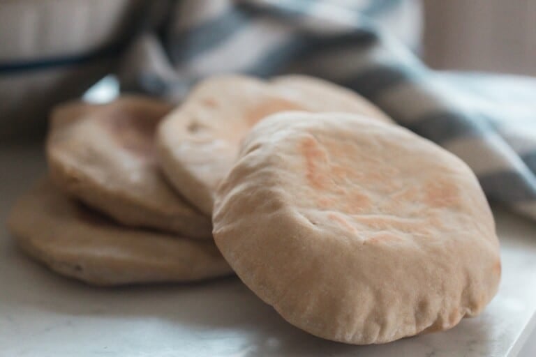 Easy Sourdough Pita Bread - Farmhouse on Boone