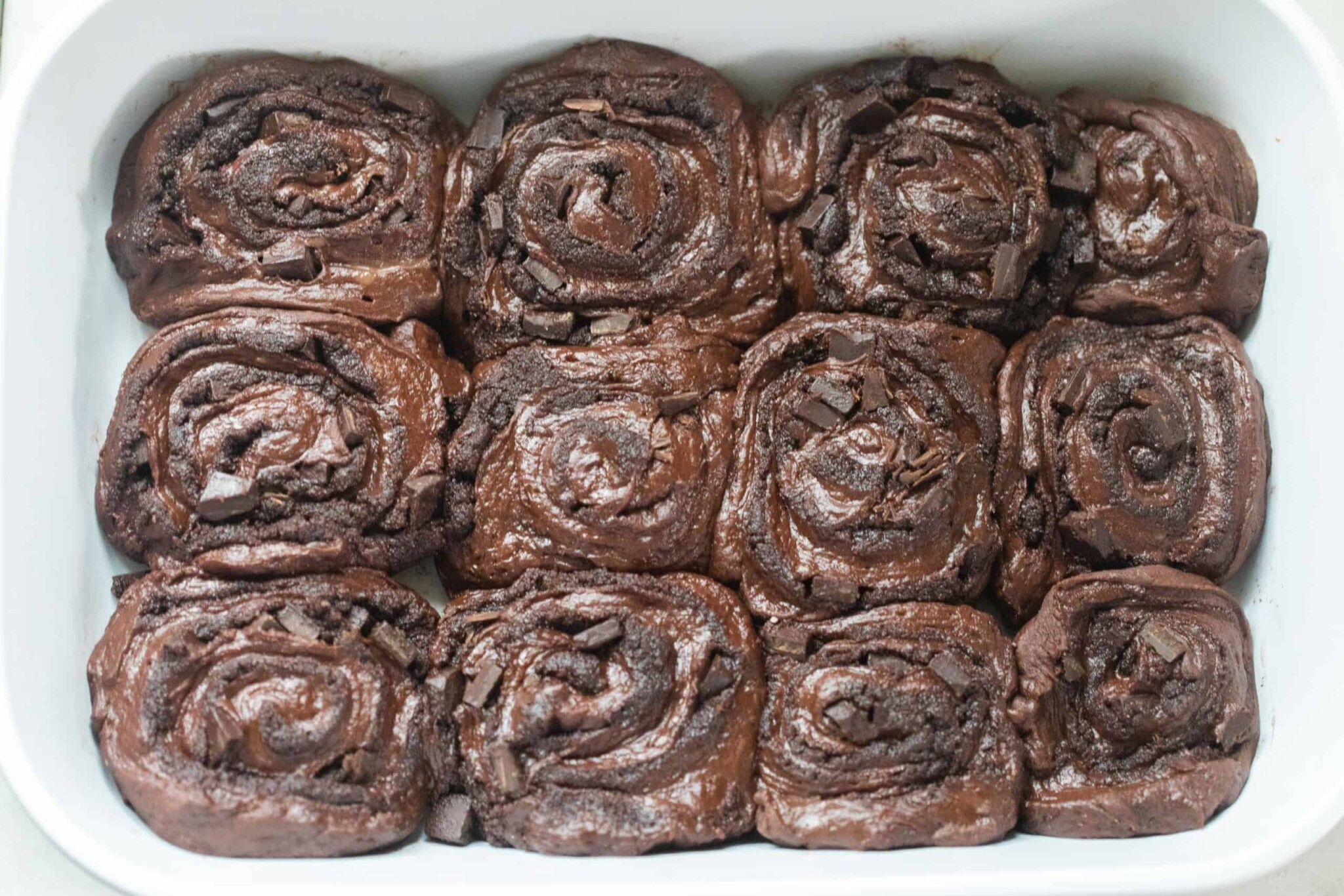 Double Chocolate Sweet Rolls - Farmhouse on Boone