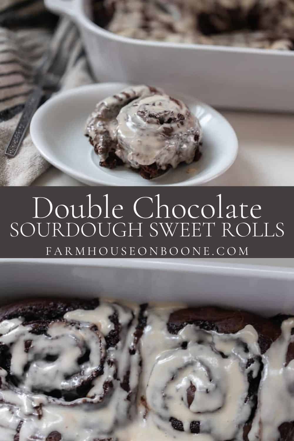 Double Chocolate Sweet Rolls - Farmhouse on Boone