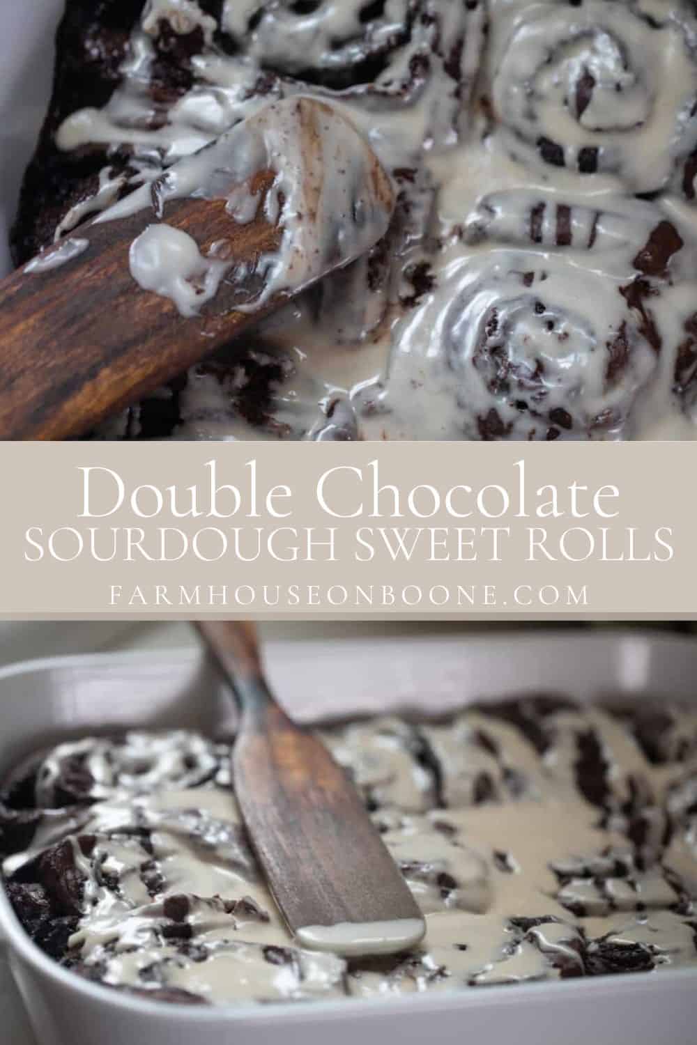 Double Chocolate Sweet Rolls - Farmhouse on Boone