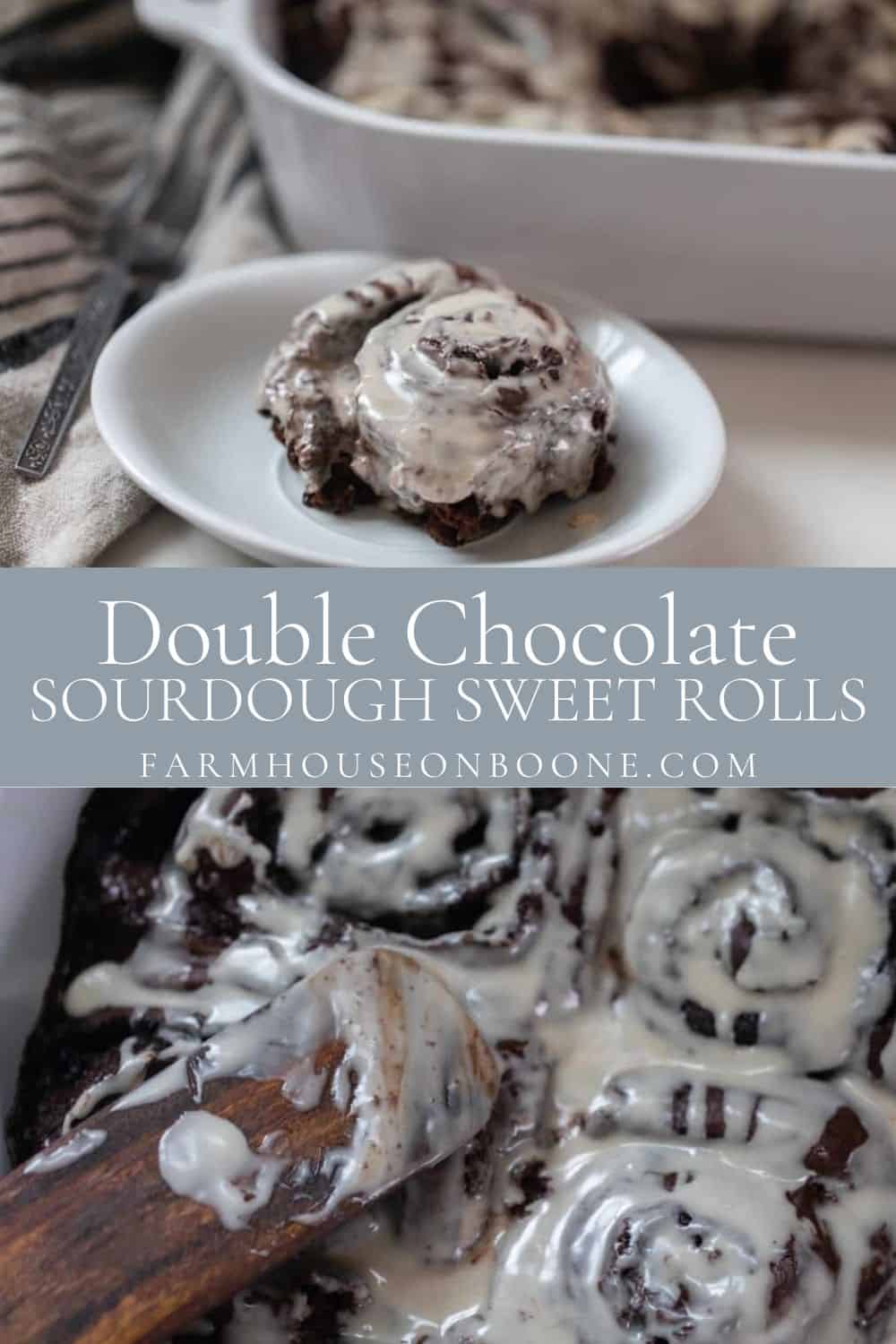 Double Chocolate Sweet Rolls - Farmhouse on Boone