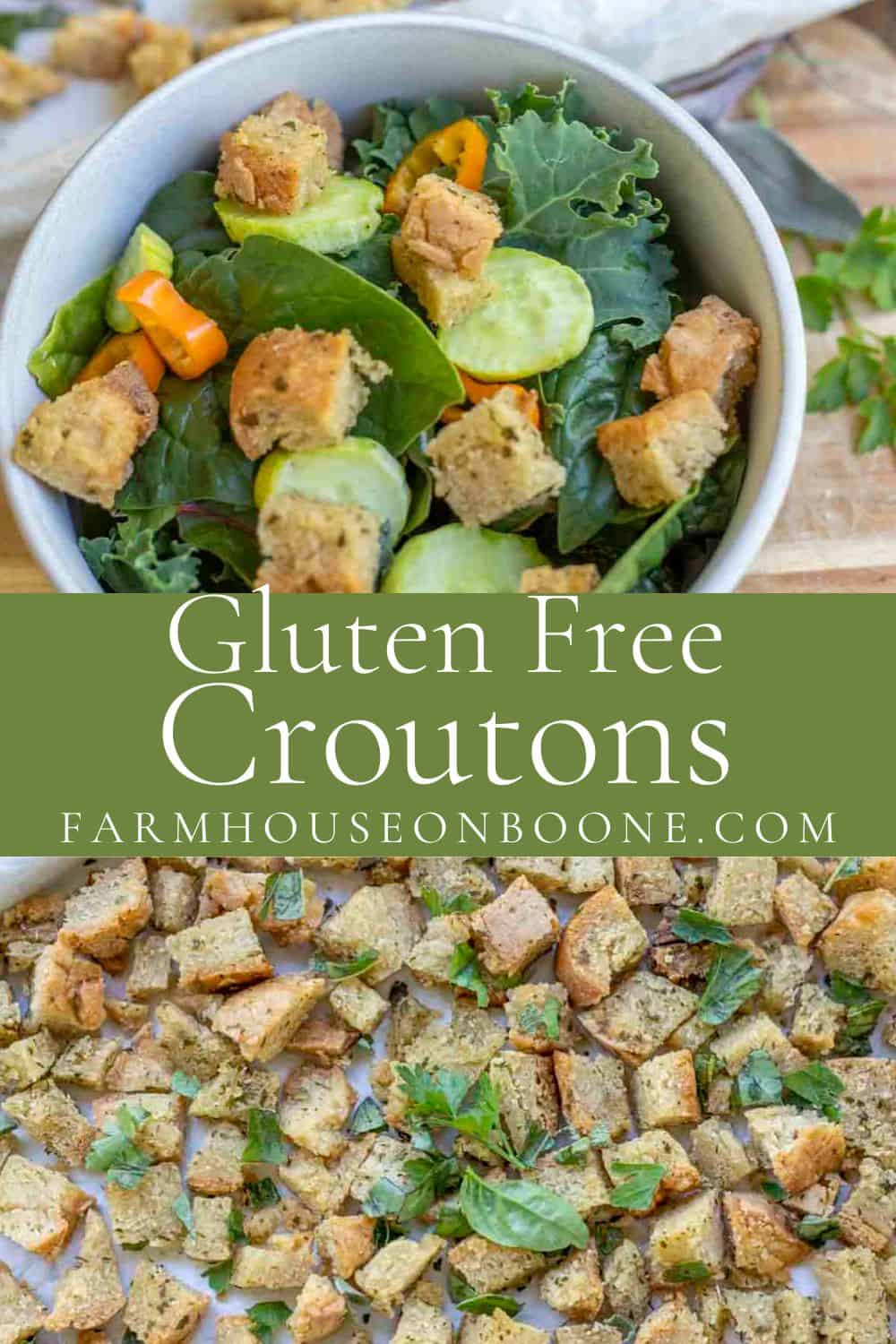 Gluten Free Croutons - Farmhouse on Boone