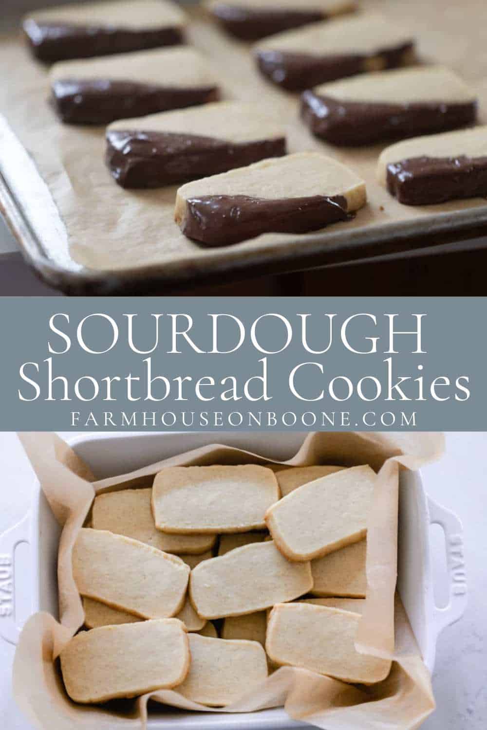 Sourdough Shortbread Cookies - Farmhouse on Boone
