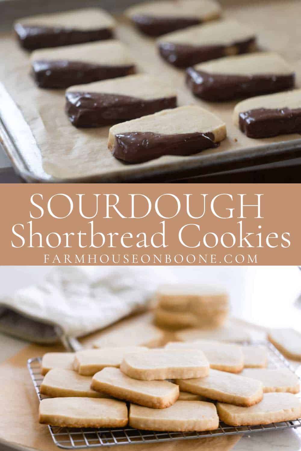Sourdough Shortbread Cookies - Farmhouse on Boone