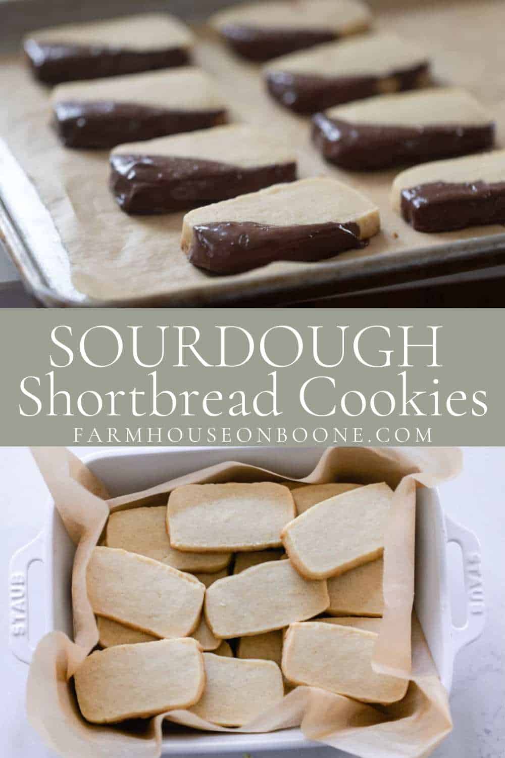 Sourdough Shortbread Cookies - Farmhouse on Boone