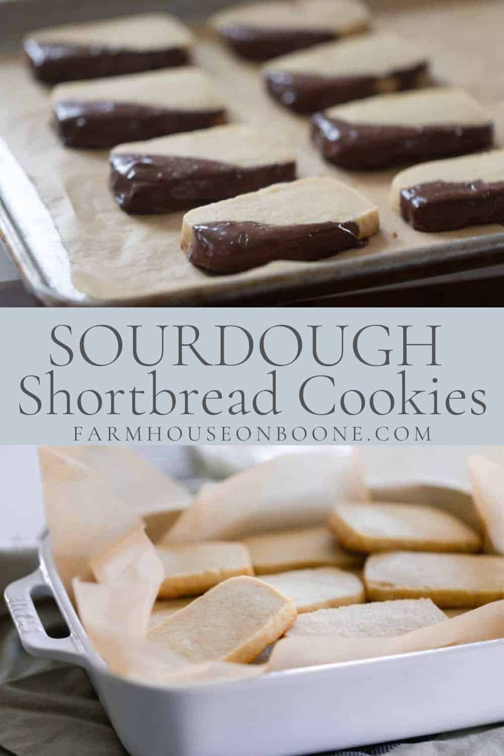Sourdough Shortbread Cookies - Farmhouse on Boone