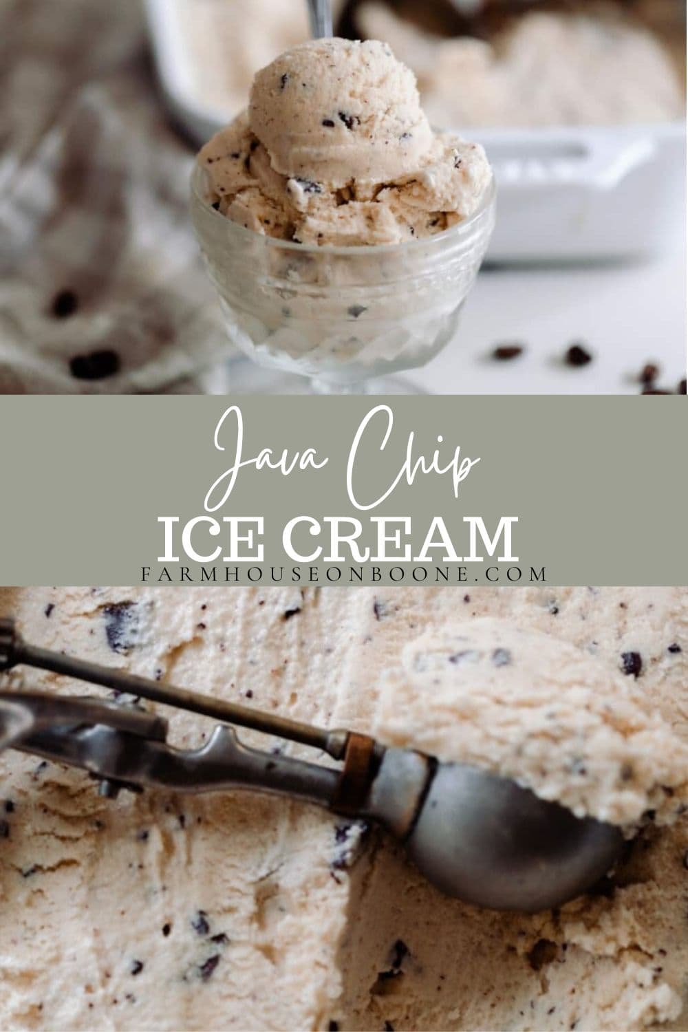 Java Chip Ice Cream Recipe - Farmhouse on Boone