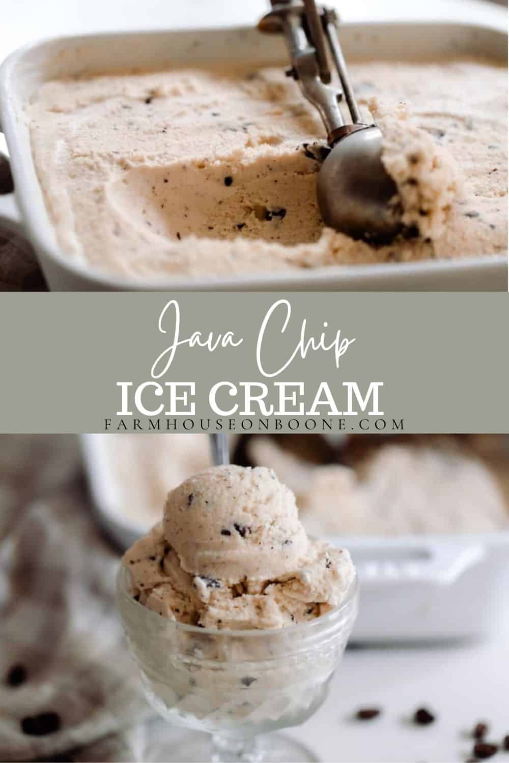 Java Chip Ice Cream Recipe - Farmhouse on Boone