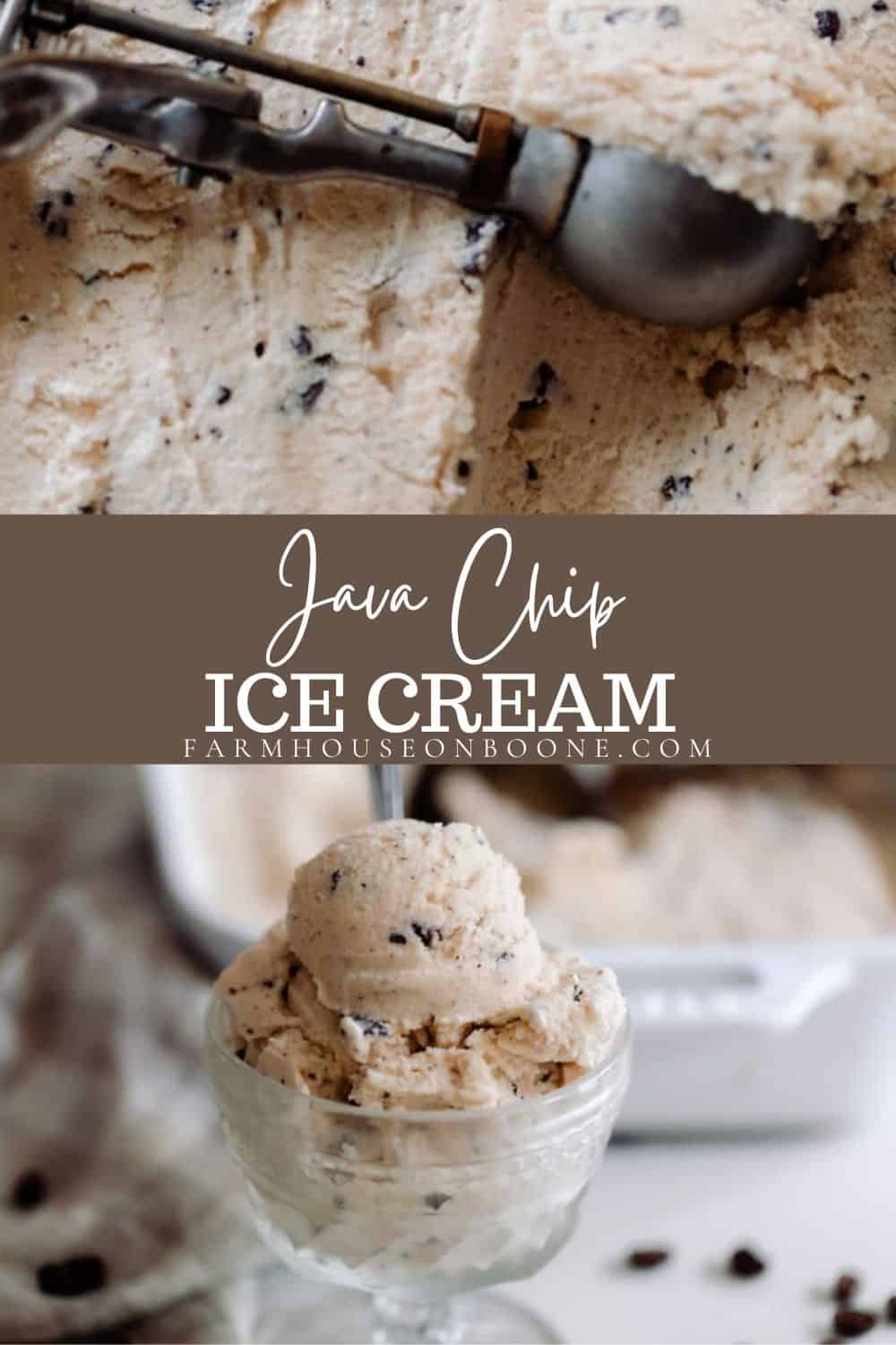 Java Chip Ice Cream Recipe - Farmhouse on Boone