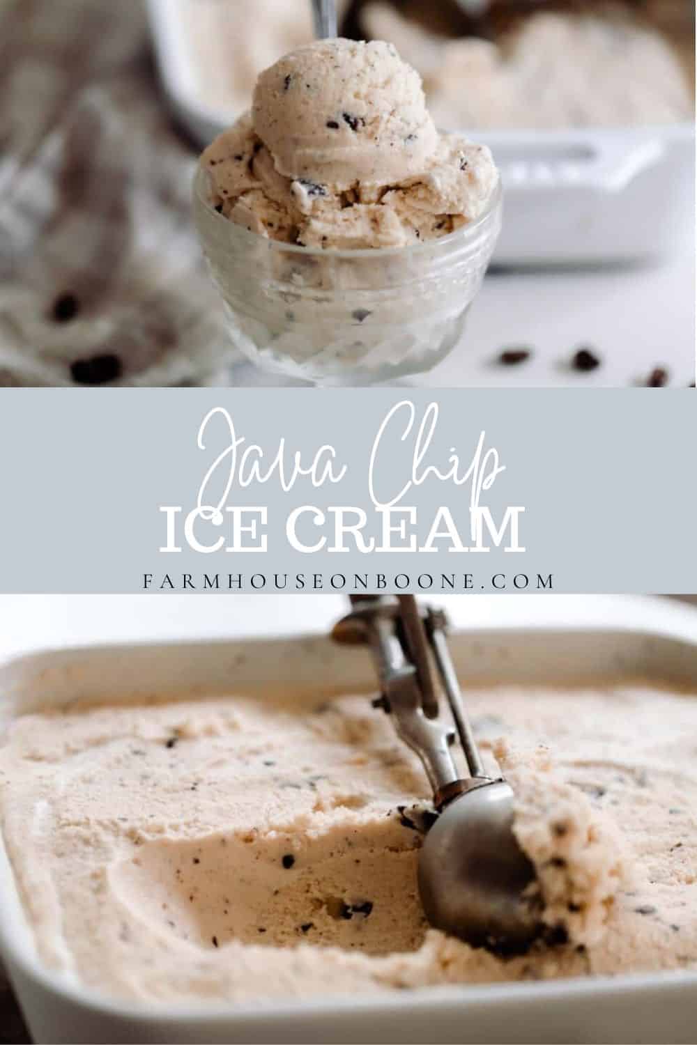 Java Chip Ice Cream Recipe - Farmhouse on Boone
