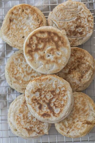 Easy Sourdough Crumpets Recipe - Farmhouse on Boone