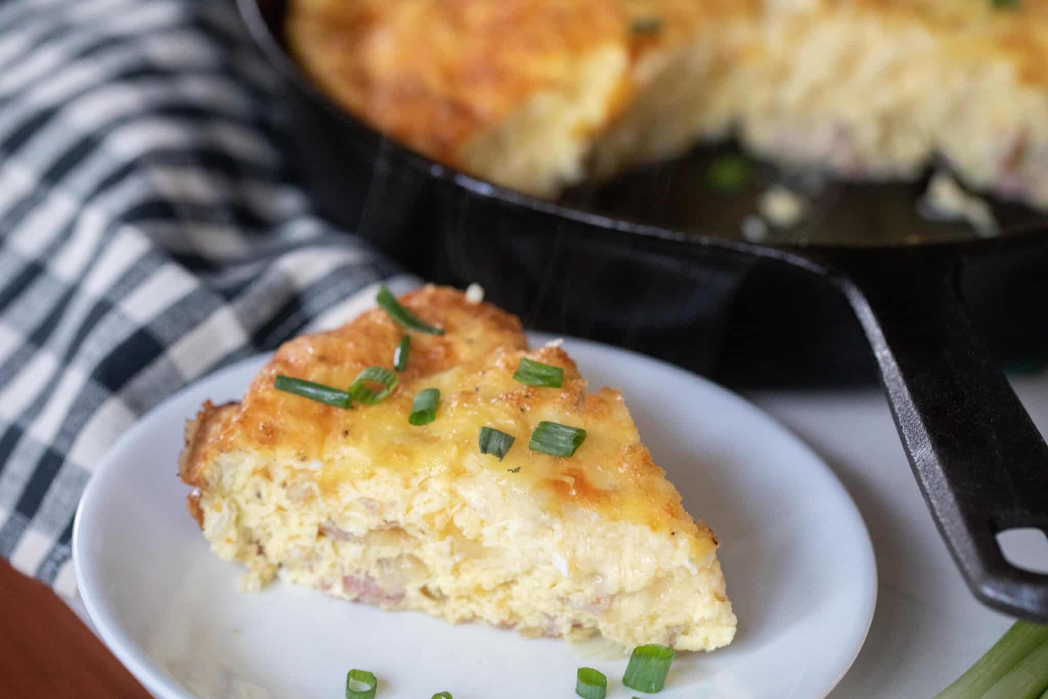Ham And Cheese Frittata Recipe - Farmhouse on Boone