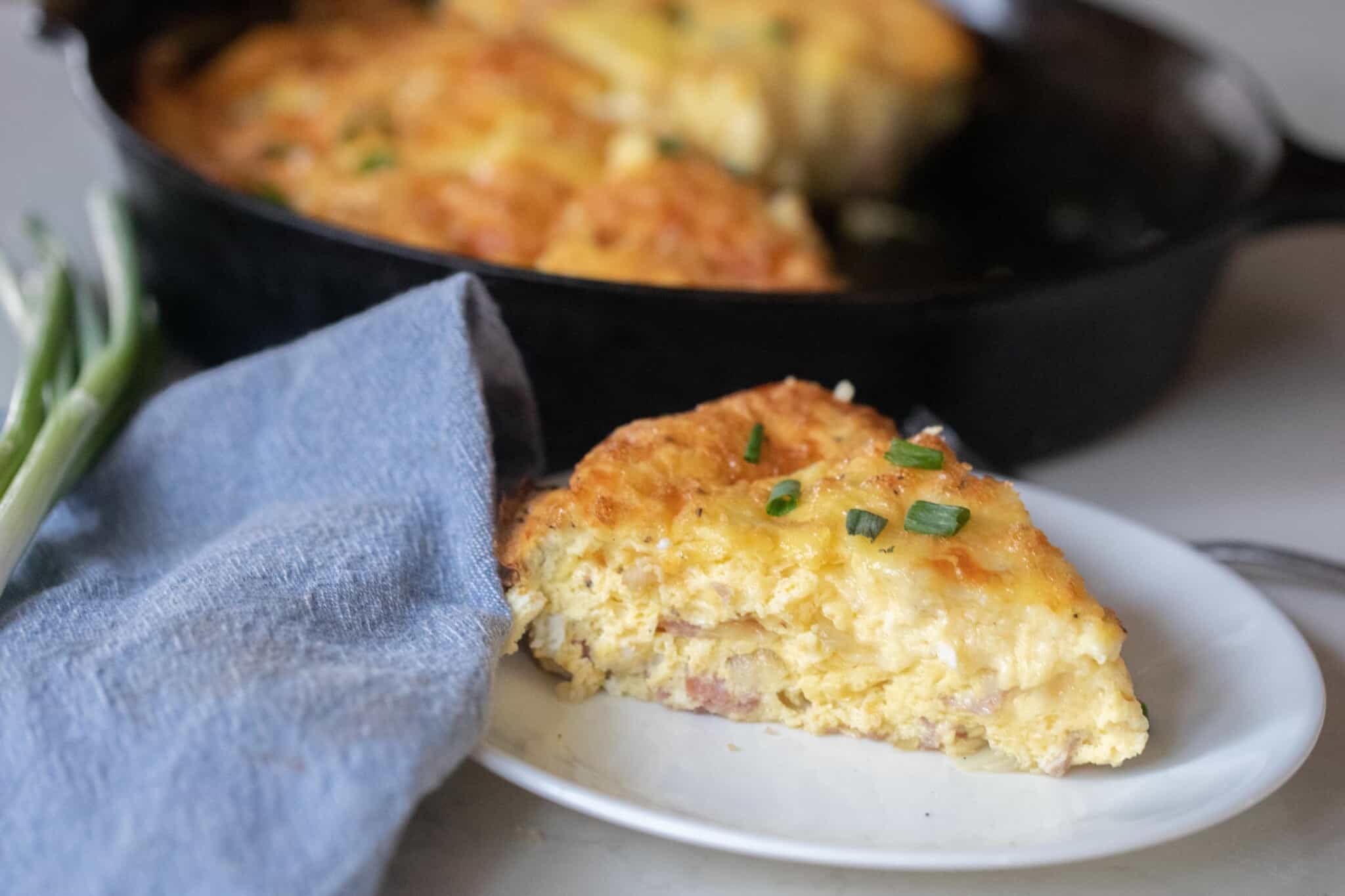 Ham And Cheese Frittata Recipe - Farmhouse on Boone