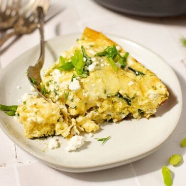Chicken Frittata Recipe with Spinach - Farmhouse on Boone