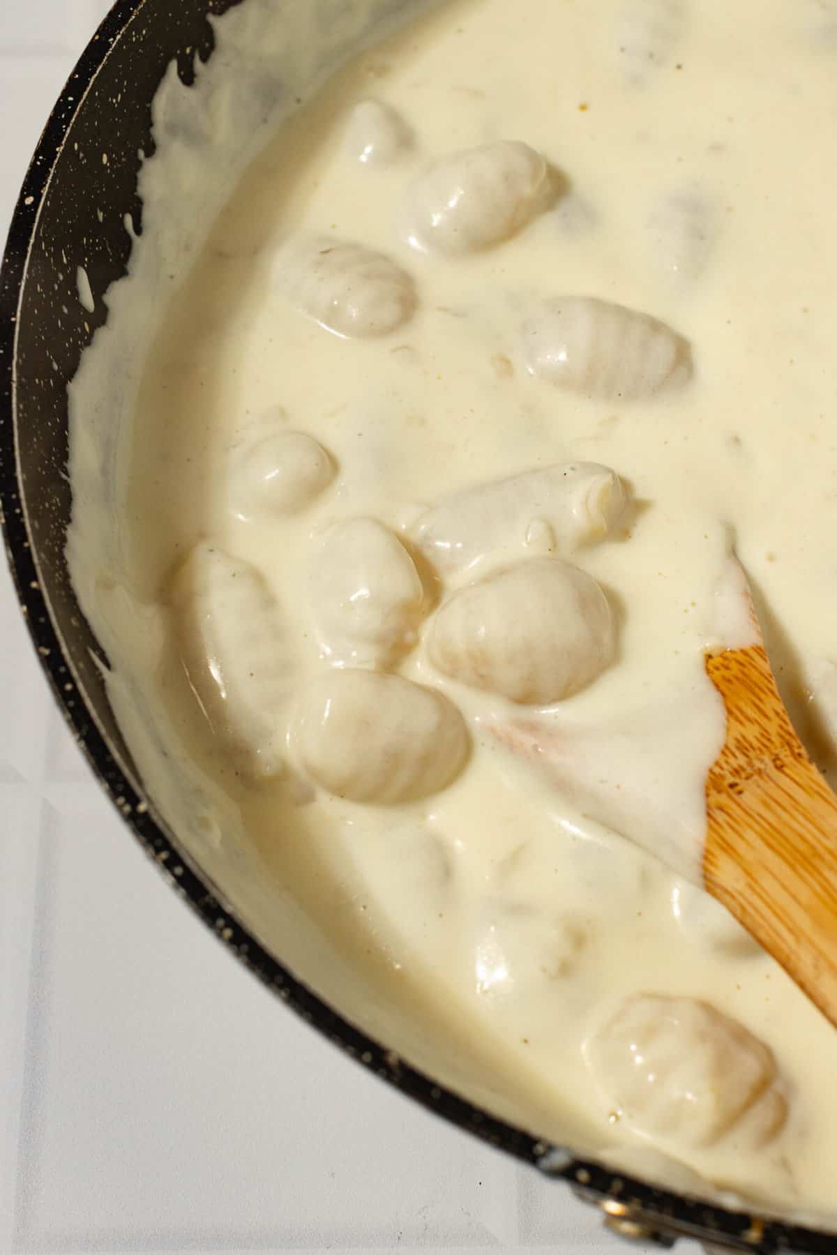 Easy Creamy Gnocchi Sauce Recipe - Farmhouse on Boone
