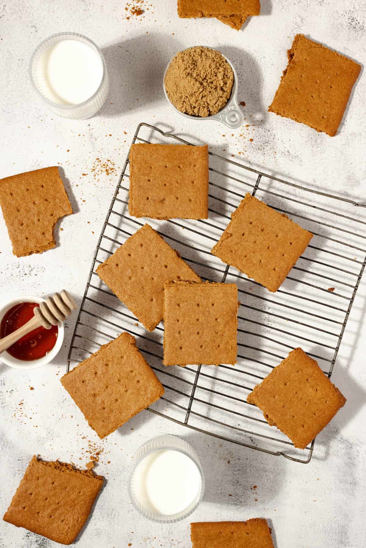 Homemade Sourdough Graham Crackers - Farmhouse on Boone