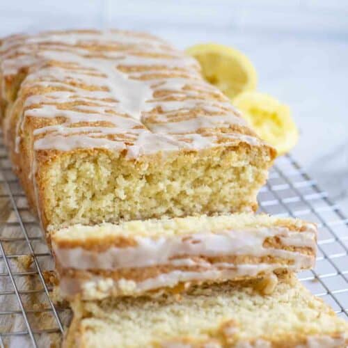 Sourdough Discard Lemon Bread With Lemon Glaze - Farmhouse on Boone
