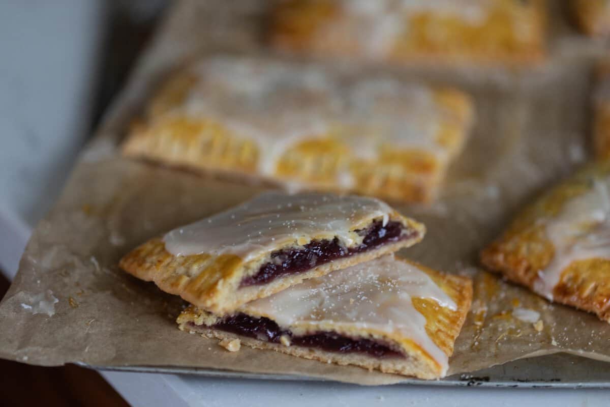 Homemade Sourdough Pop Tarts with Jam Filling - Farmhouse on Boone